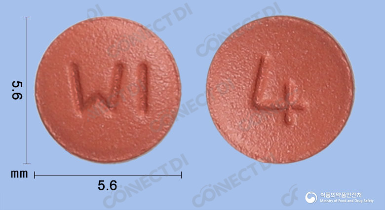 페라넬정 4mg 효능/효과, 부작용, 복용법 - 닥터나우 의약품 사전